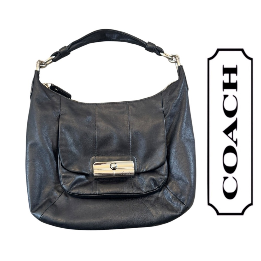 Coach Hobo Style Kristin Leather Hand Bag Purse - Gem